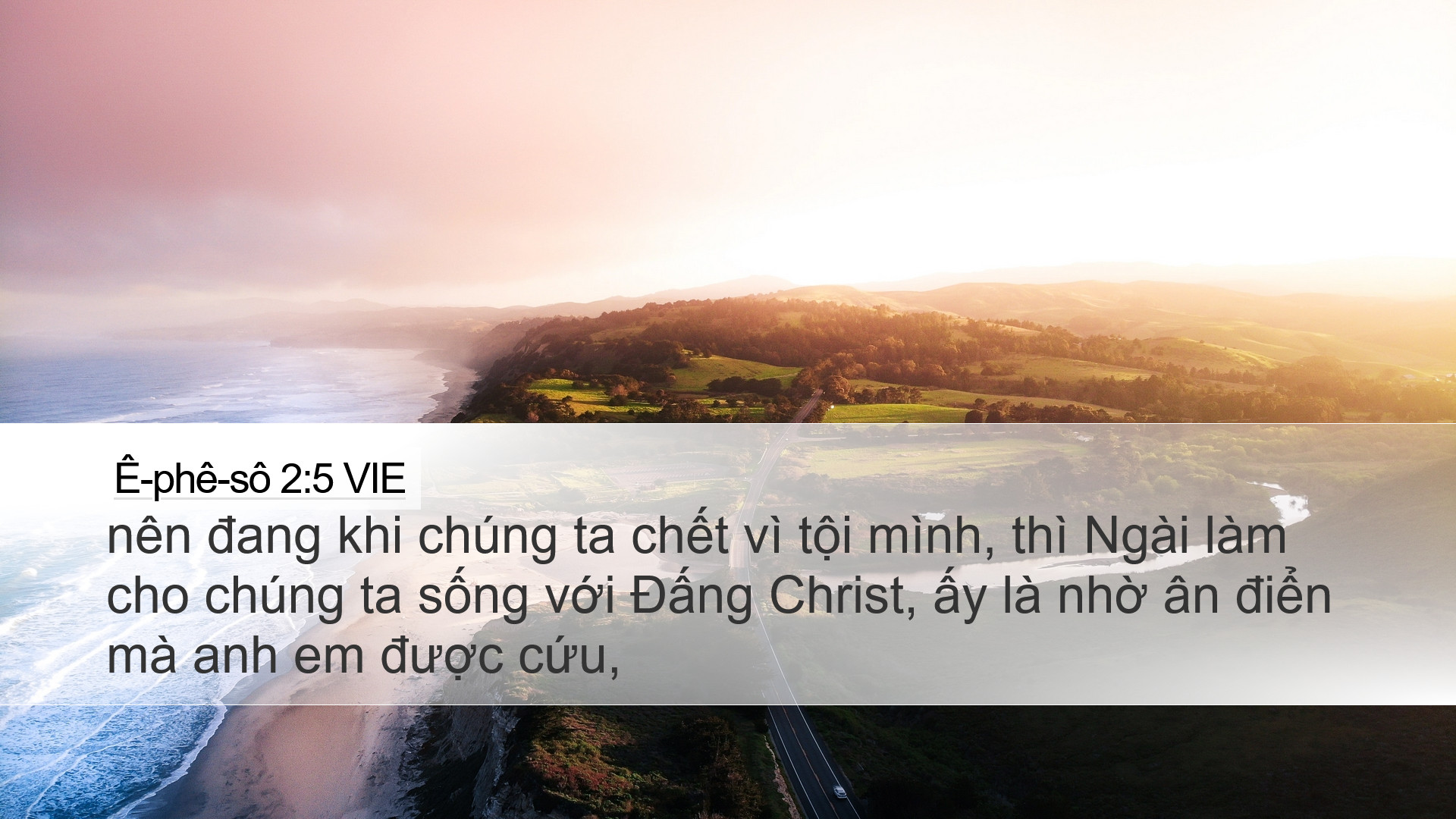 Ê-phê-sô 2:5 VIE Desktop Wallpaper - nên đang khi chúng ta chết vì tội ...