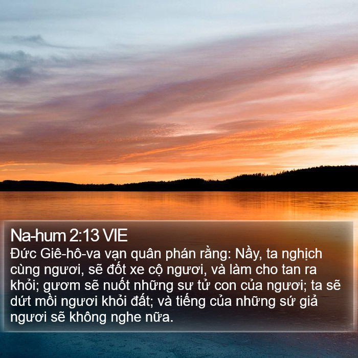Na-hum 2 Bible Images - Na-hum Chapter 2 VIE Bible Verse Pictures