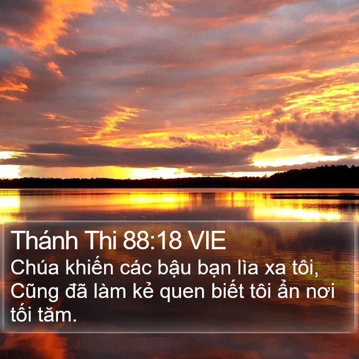 Thánh Thi 88 Bible Images - Thánh Thi Chapter 88 VIE Bible Verse Pictures